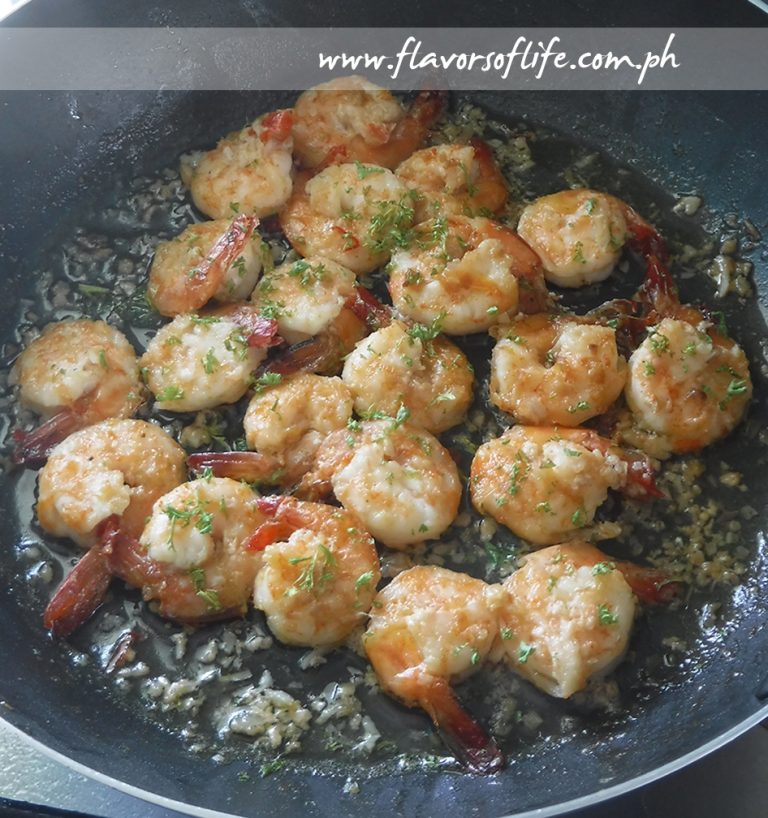 Buttery Garlic Prawns (Anchor)